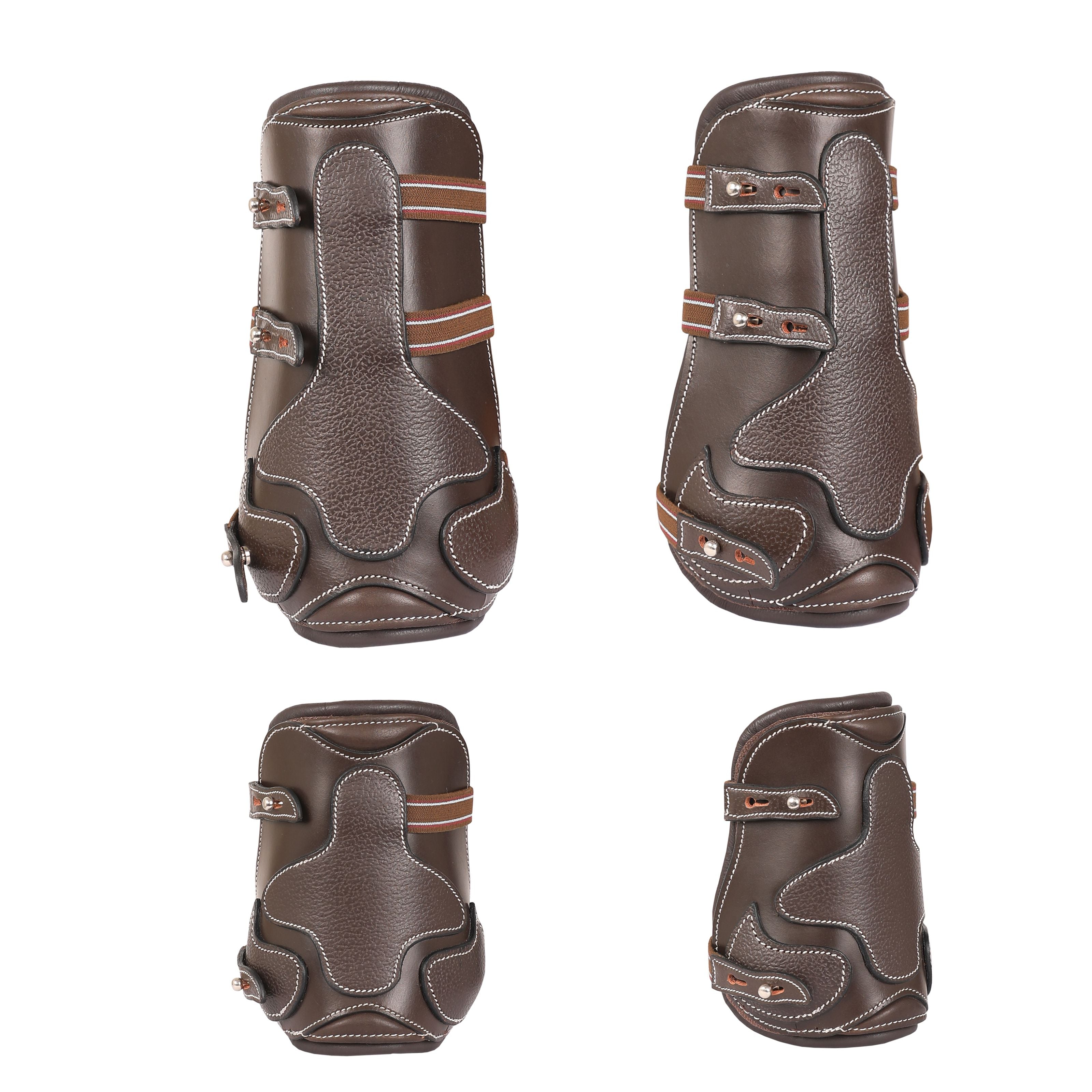 ExionPro Leather Horse Tendon Show Jump Boots - Bridles & Reins