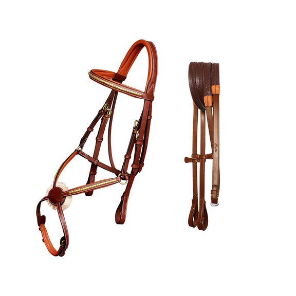 ExionPro Figure 8 Bridle | English Figure 8 Noseband – Bridles & Reins